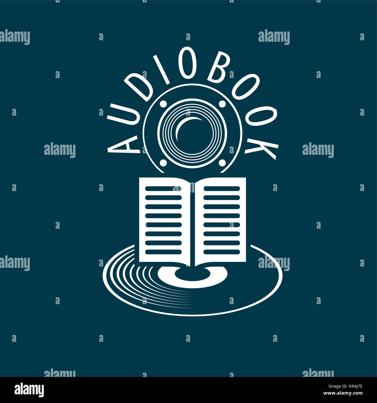 Audiobook. Vector logo template Stock Vector Image & Art - Alamy
