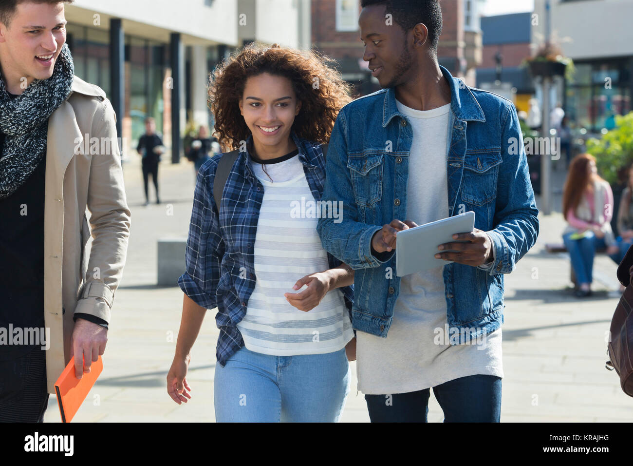 Study Time with Friends Stock Photo - Alamy