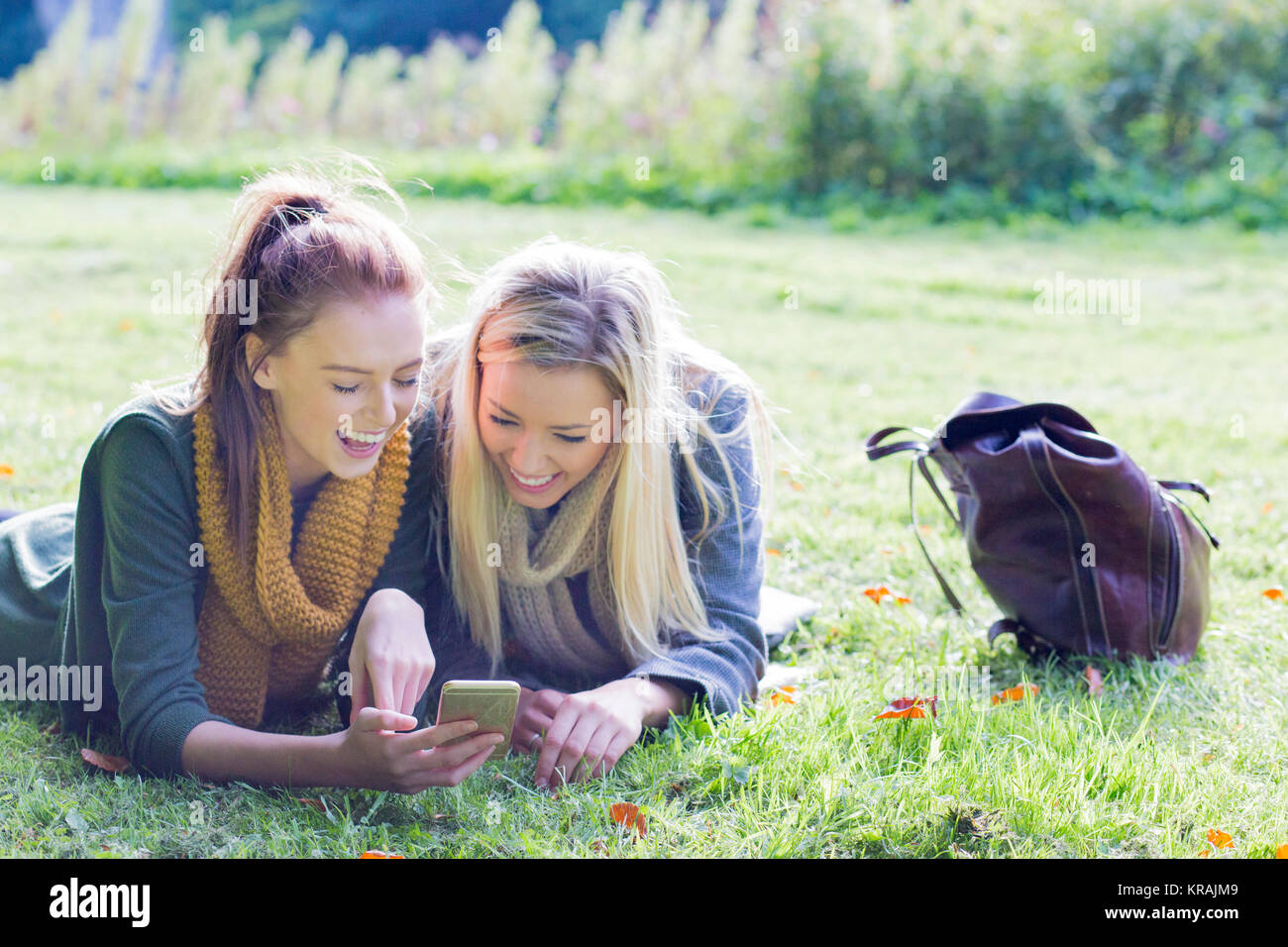 Taking a break outdoors Stock Photo - Alamy
