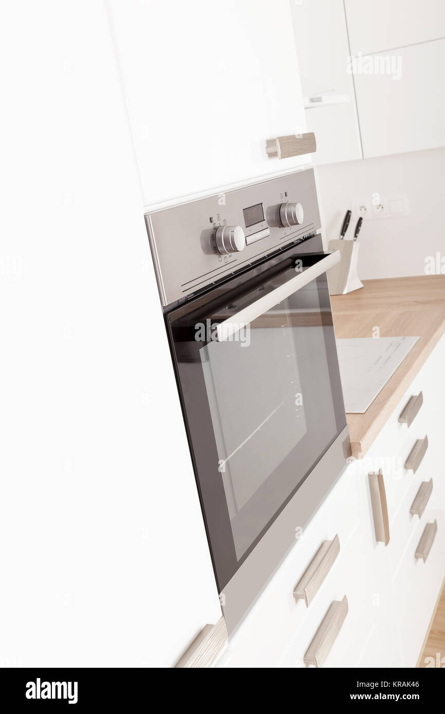 Modern stainless oven Stock Photo - Alamy