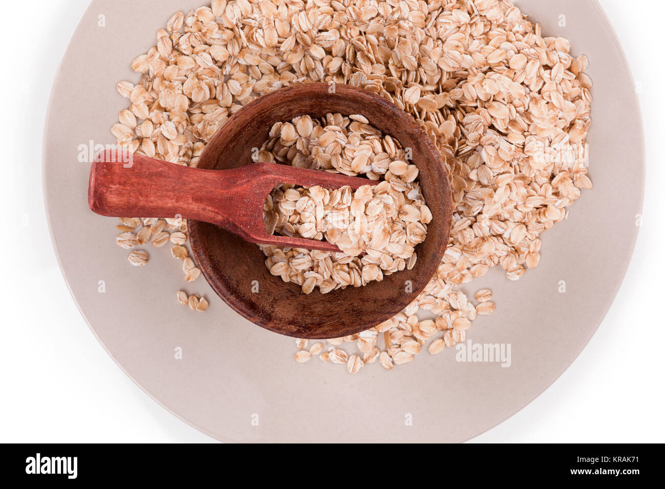 Oatmeal flakes. Healthy eating Stock Photo - Alamy