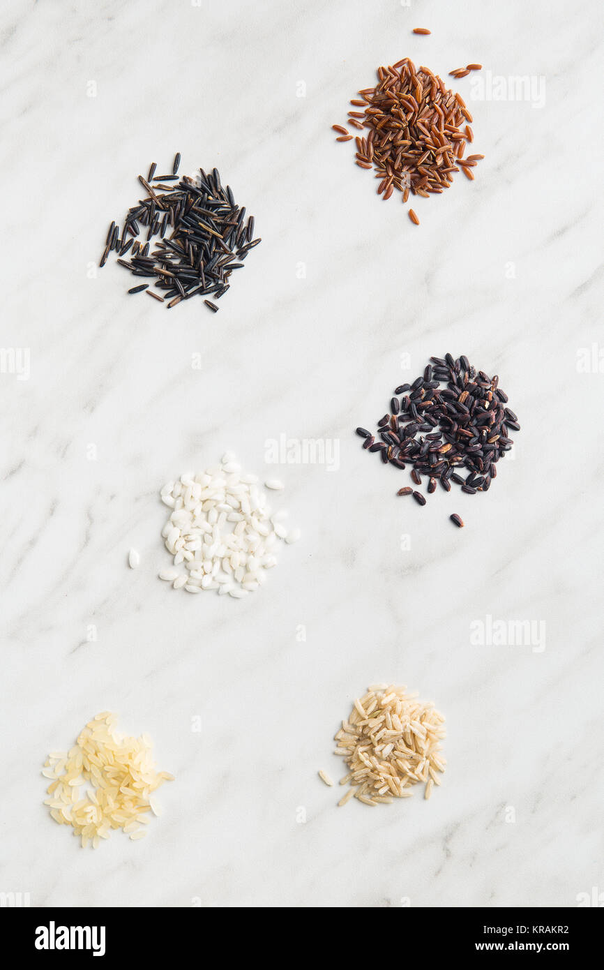 Different rice varieties Stock Photo - Alamy