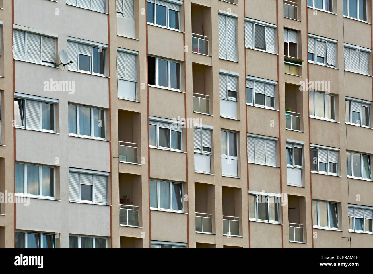Block of Flats Stock Photo - Alamy