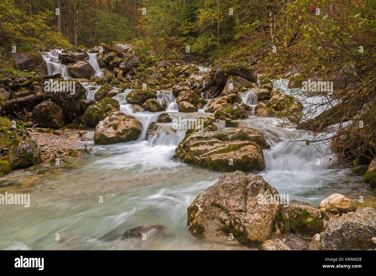 Hammersbach Creek near Grainau, Garmisch-Partenkirchen Stock Photo - Alamy