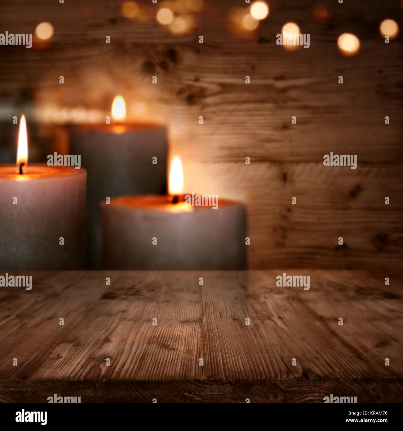 huts romanticism with candles Stock Photo - Alamy