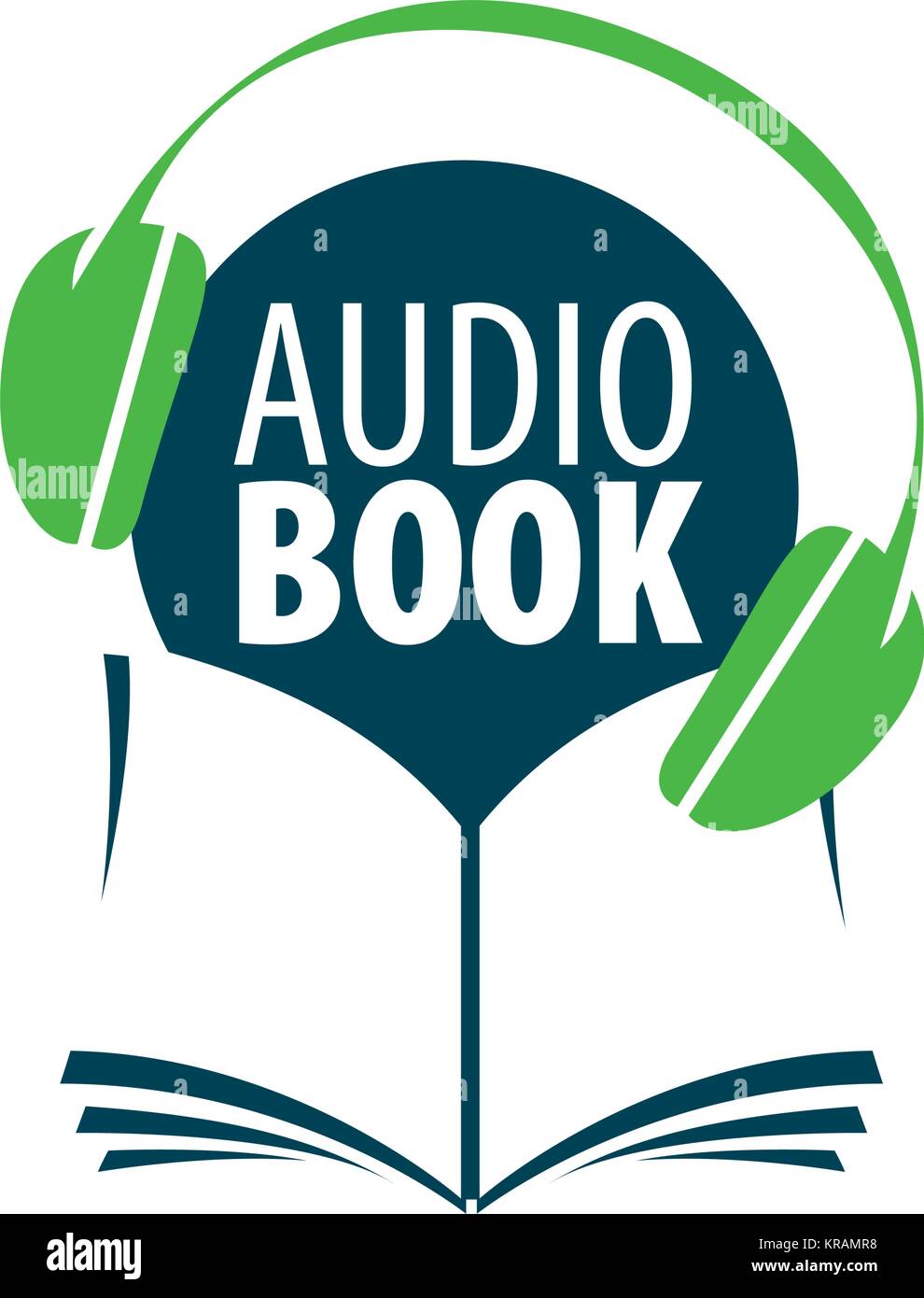 Audiobook. Vector logo template Stock Vector Image & Art - Alamy