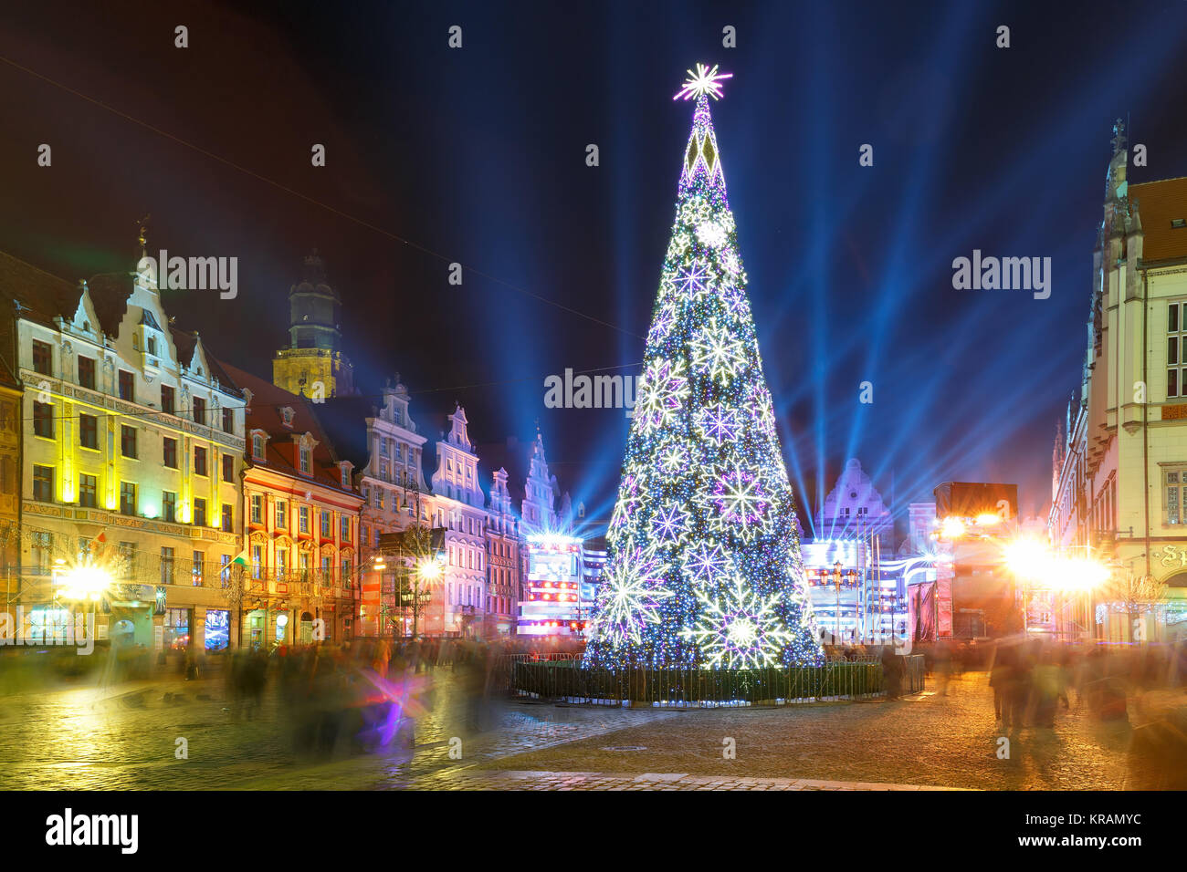 Beautiful laser night show scenery hi-res stock photography and images ...