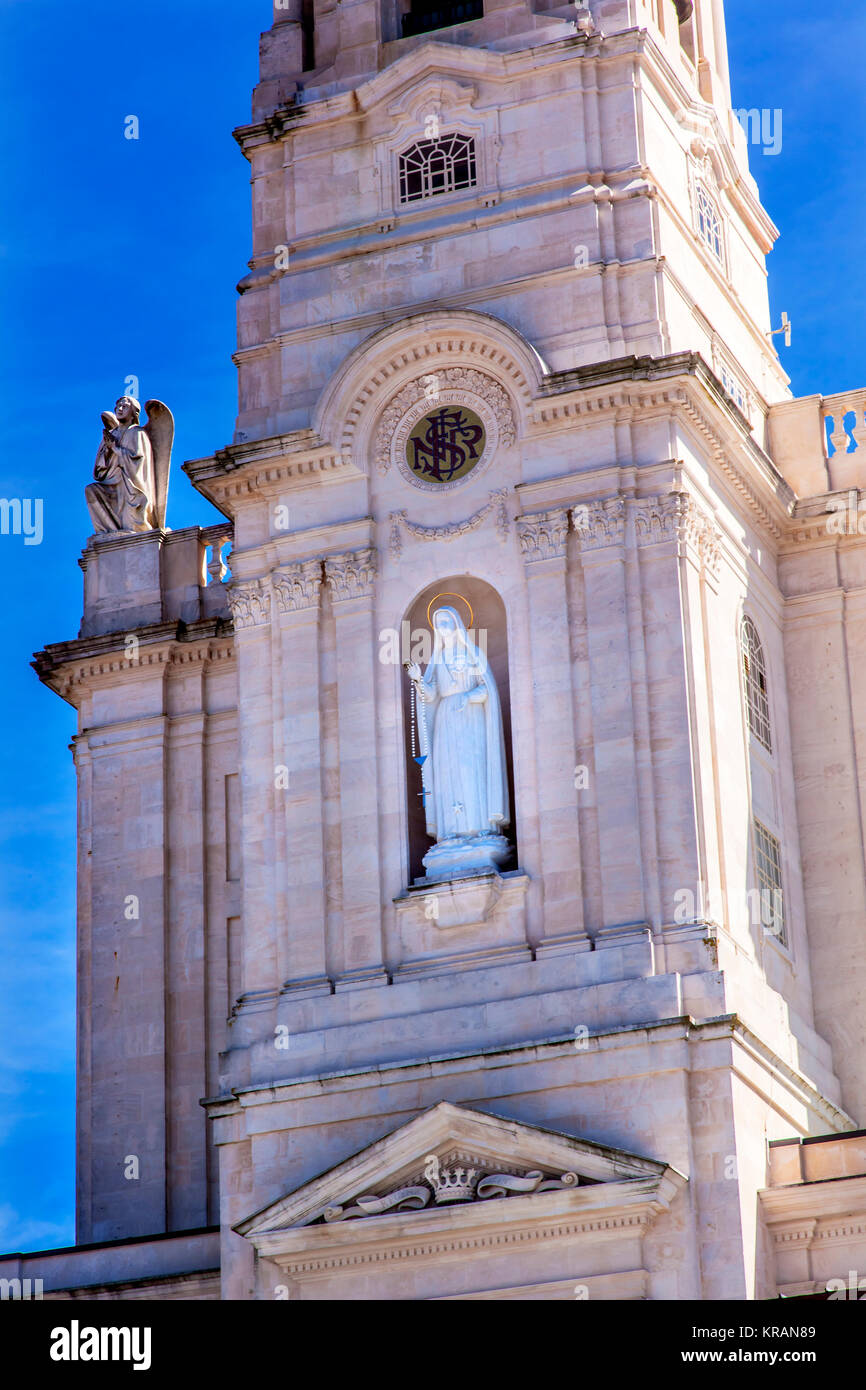 Bell Tower Angels Mary Statue Basilica of Lady of Rosary Fatima ...