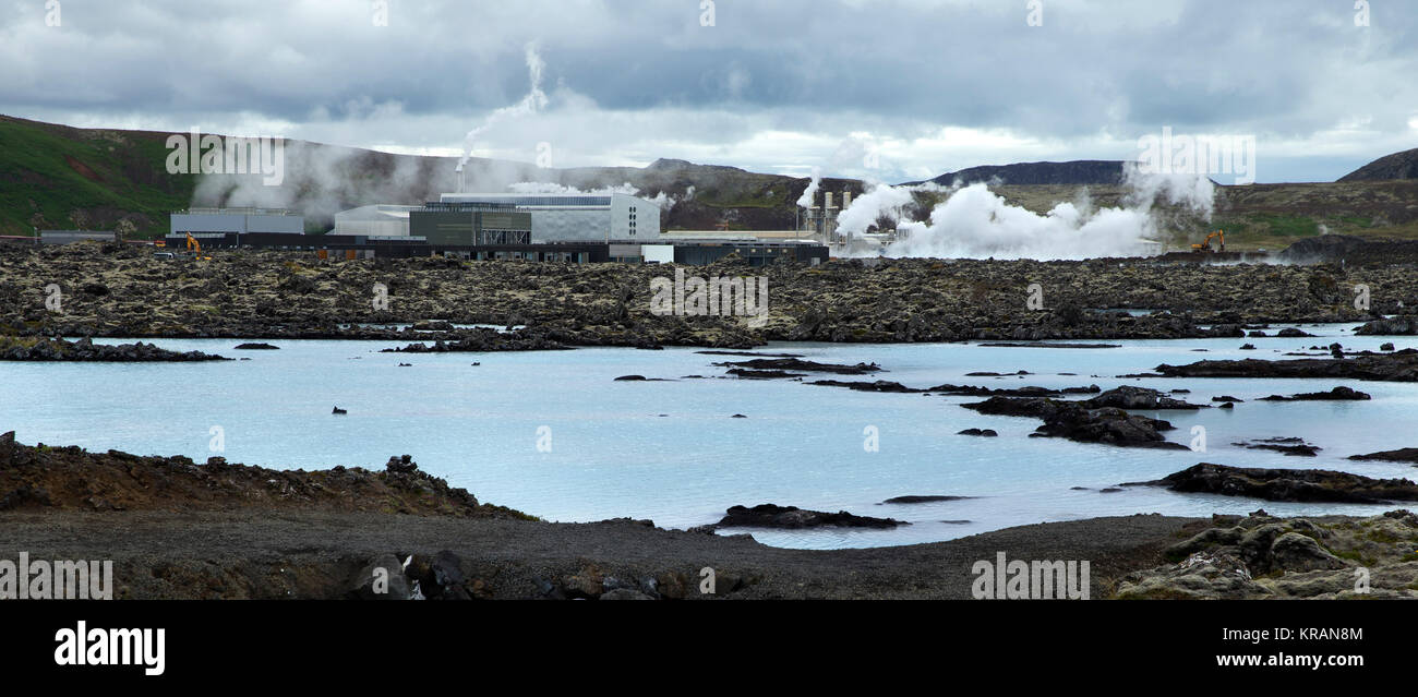 Geothermal Power Station in Iceland Stock Photo - Alamy