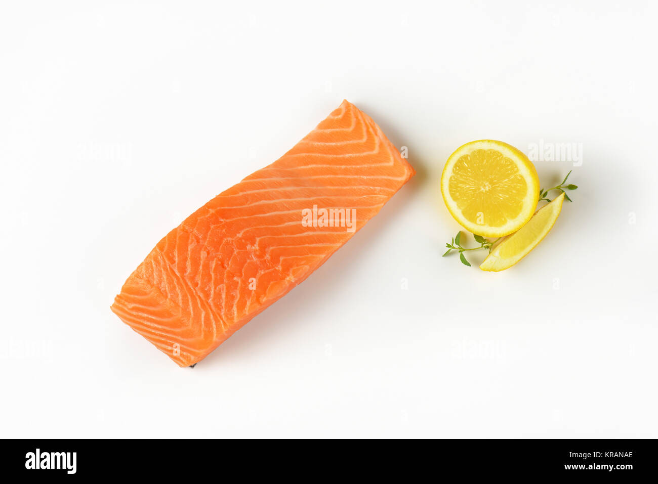 Fresh salmon fillet Stock Photo - Alamy