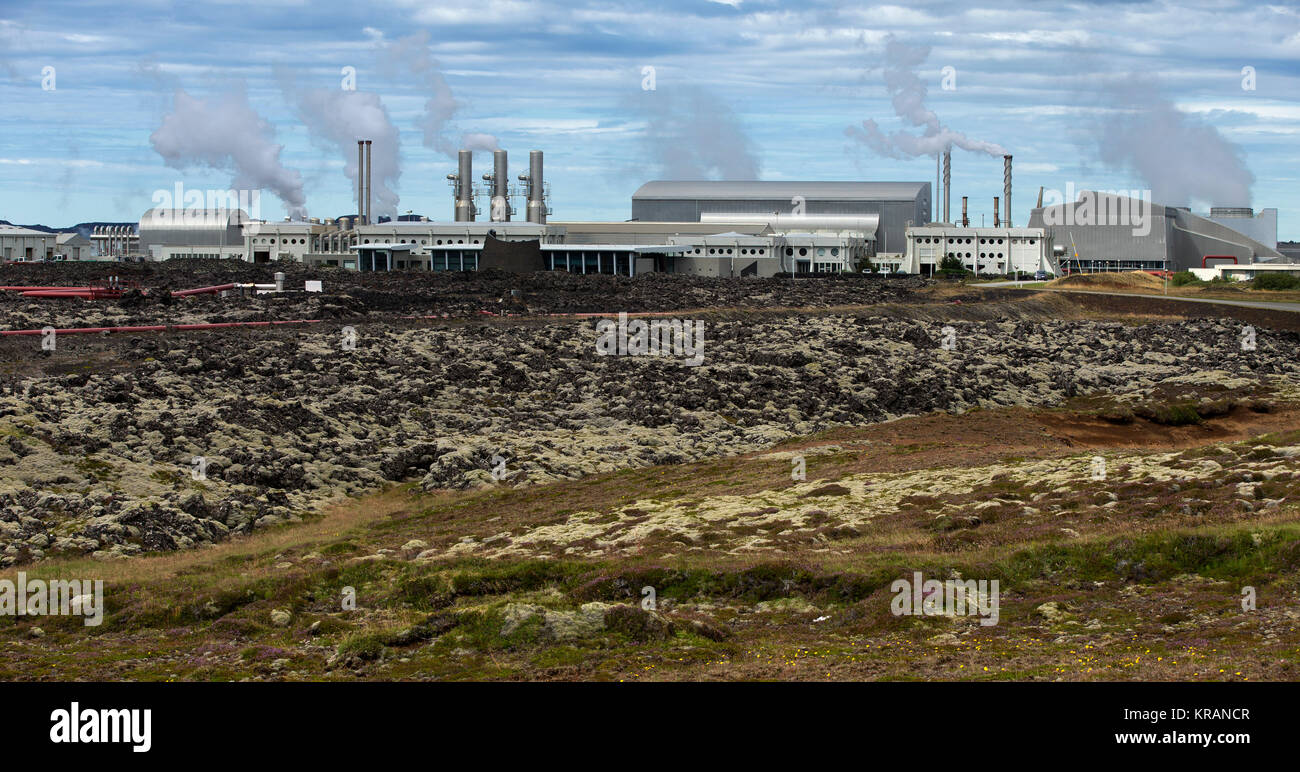 Geothermal Power Plant Stock Photo - Alamy