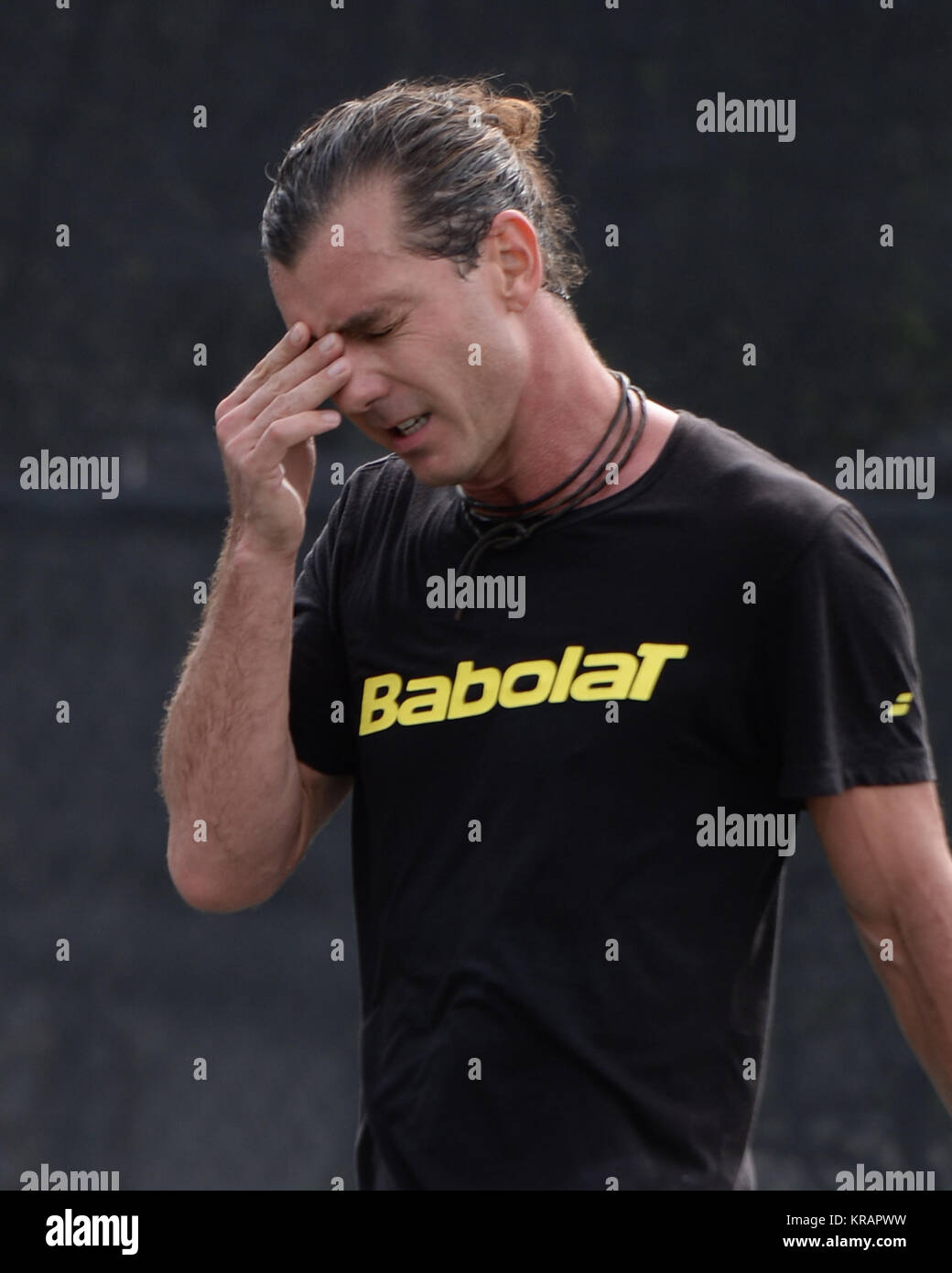 BOCA RATON, FL - NOVEMBER 20: Gavin Rossdale playing Tennis at The Boca ...