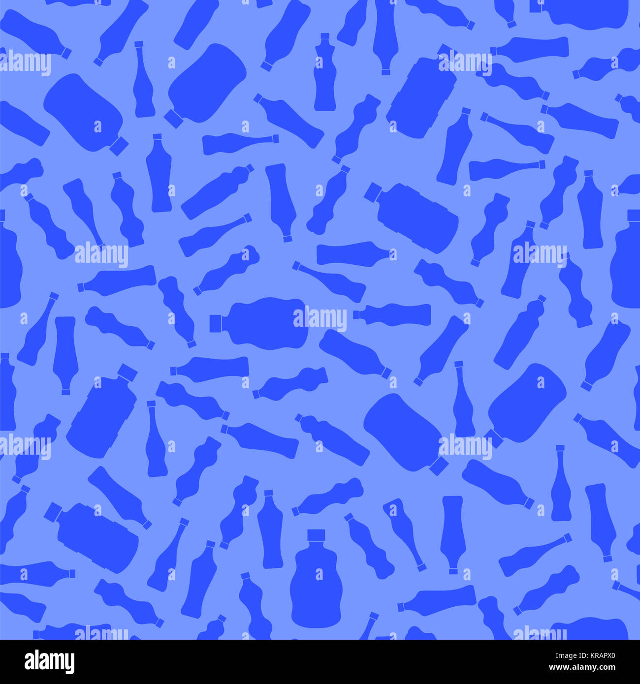 Water Bottles Seamless Pattern Stock Photo - Alamy