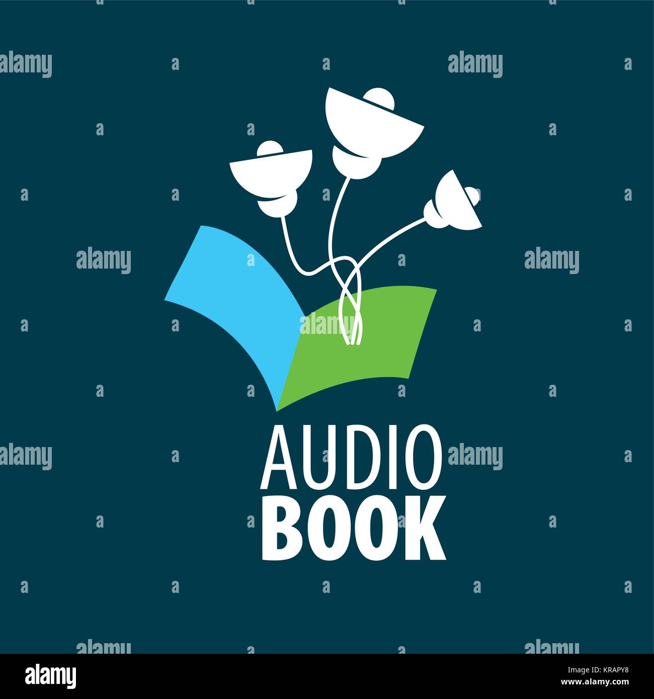 Audiobook. Vector logo template Stock Vector Image & Art - Alamy