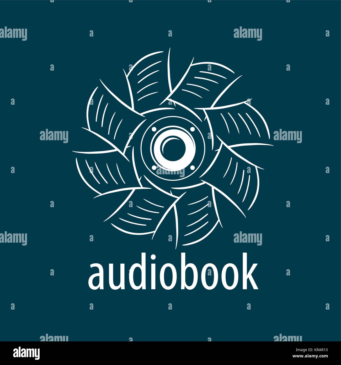 Audiobook. Vector logo template Stock Vector Image & Art - Alamy