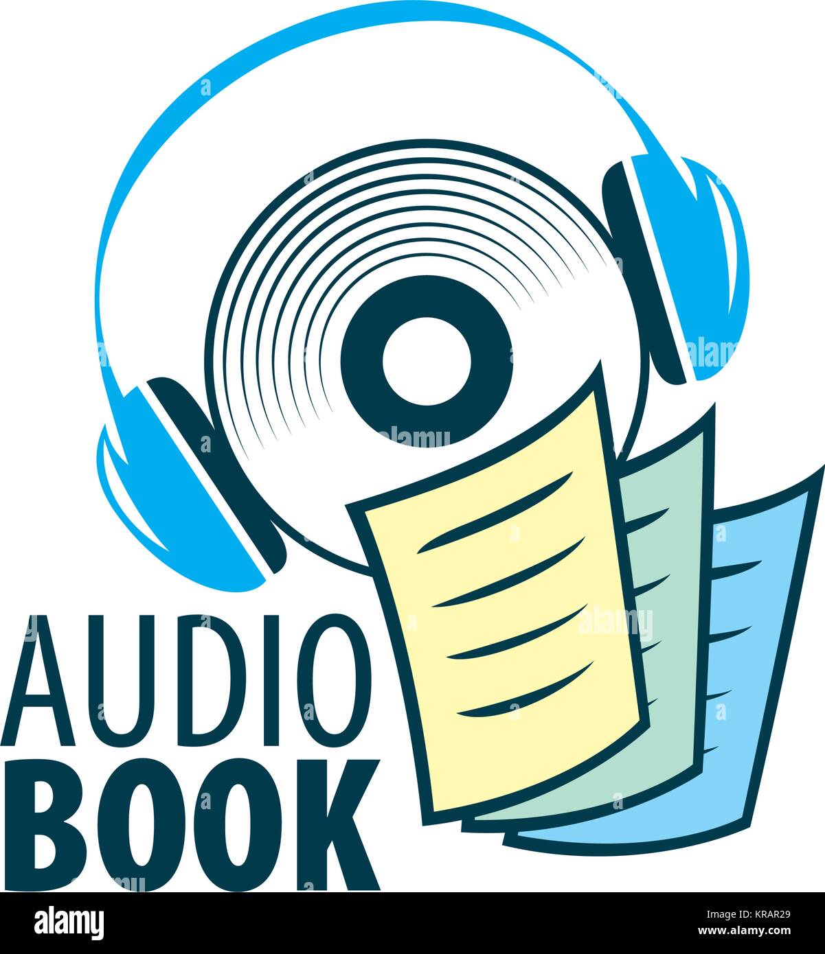 Audiobook. Vector logo template Stock Vector Image & Art - Alamy