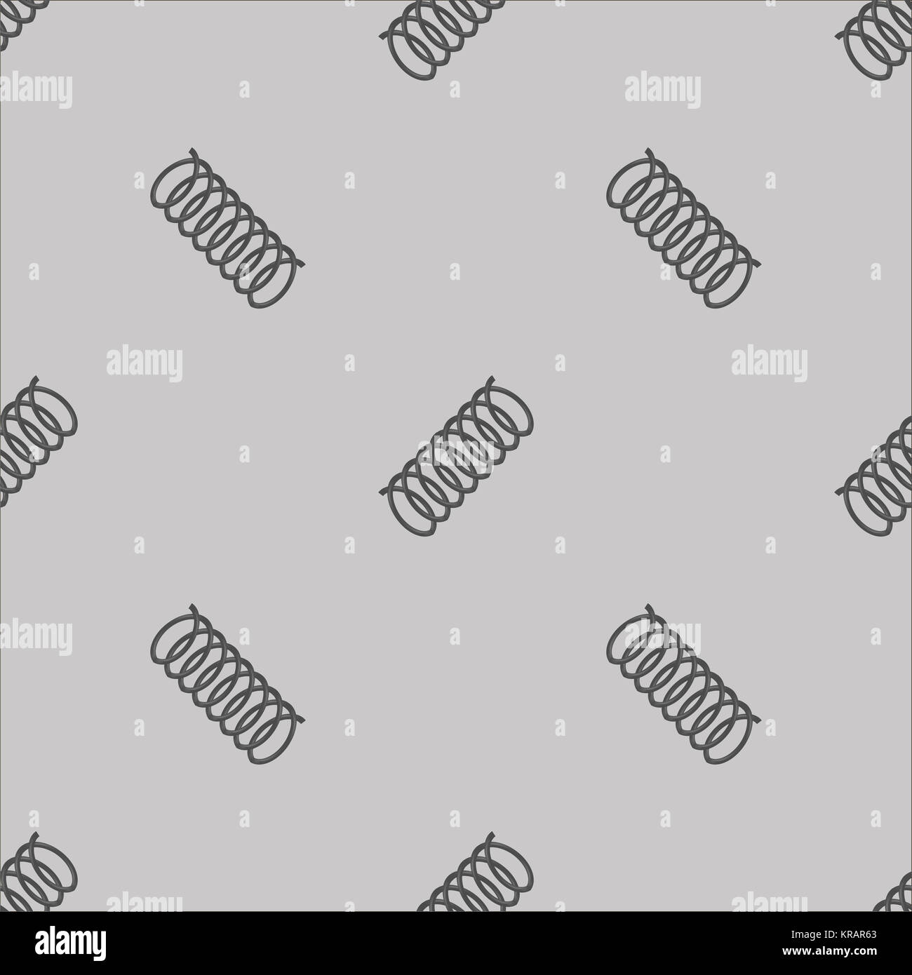 Metal Grey Spring Isolated on White Background Stock Photo - Alamy