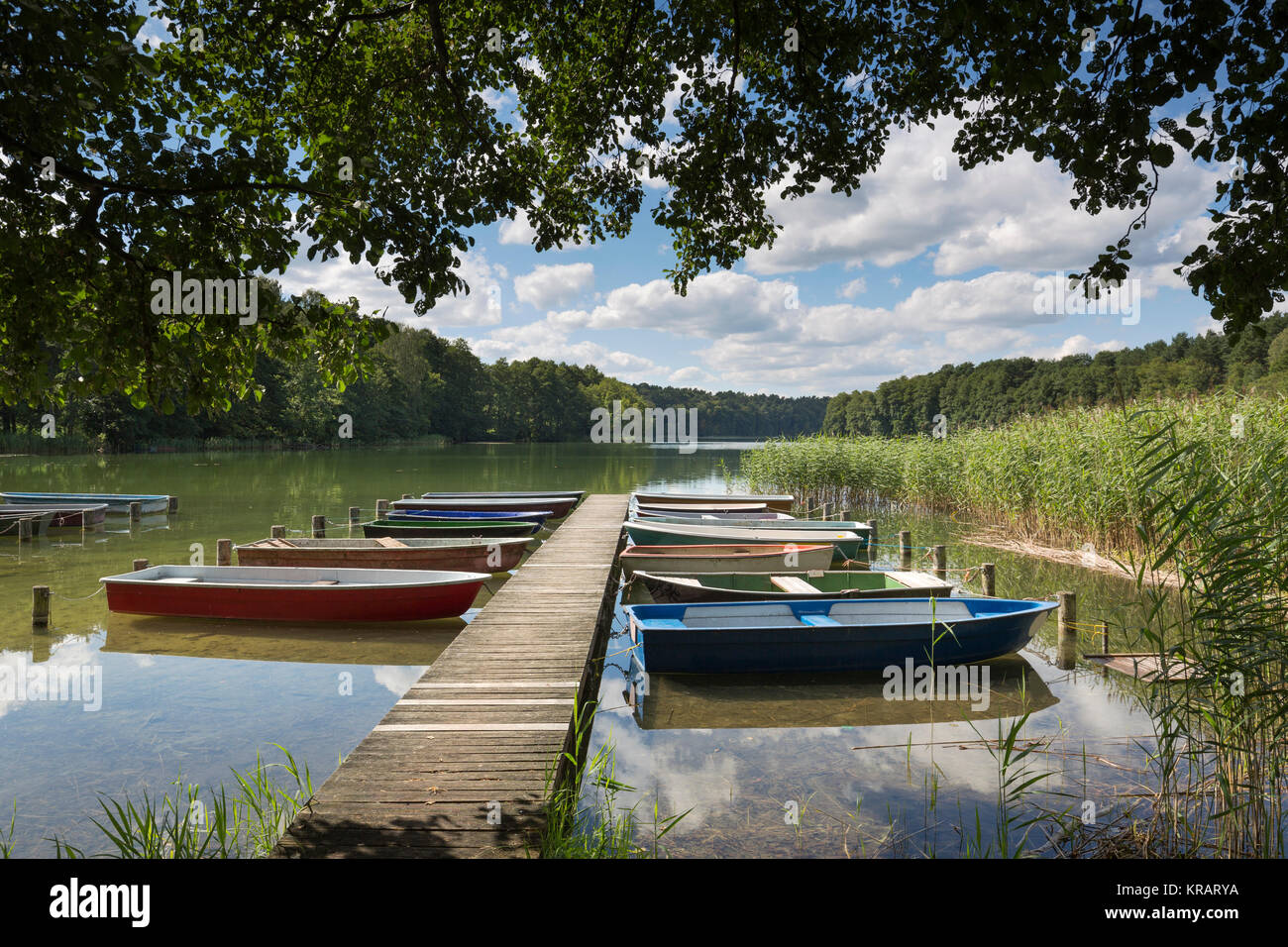 on roofensee in uckermark,germany Stock Photo - Alamy