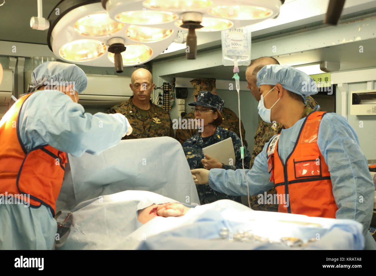Japan Ground Self Defense Force soldiers with Medical Department ...