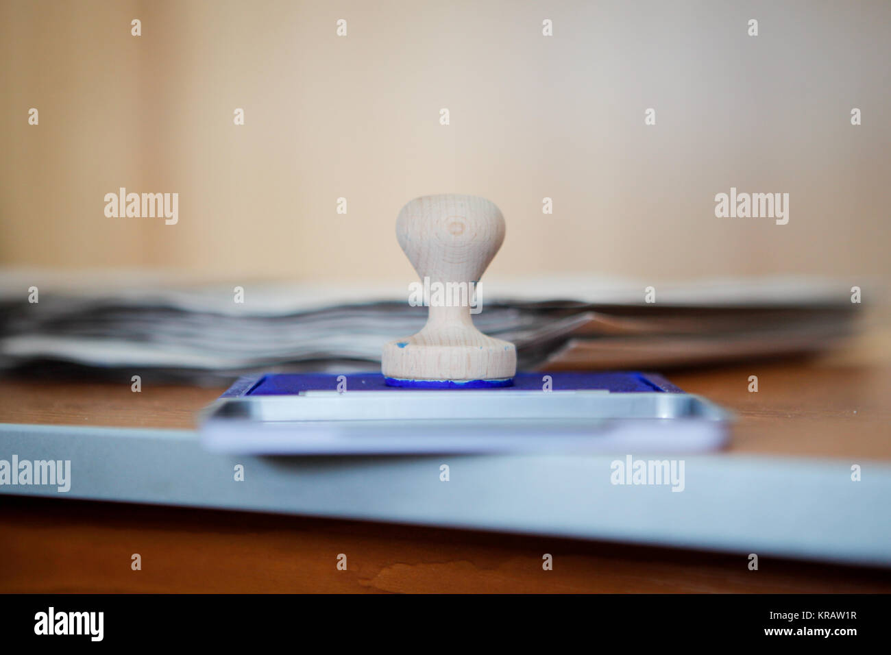 A voting stamp at a polling center Stock Photo - Alamy