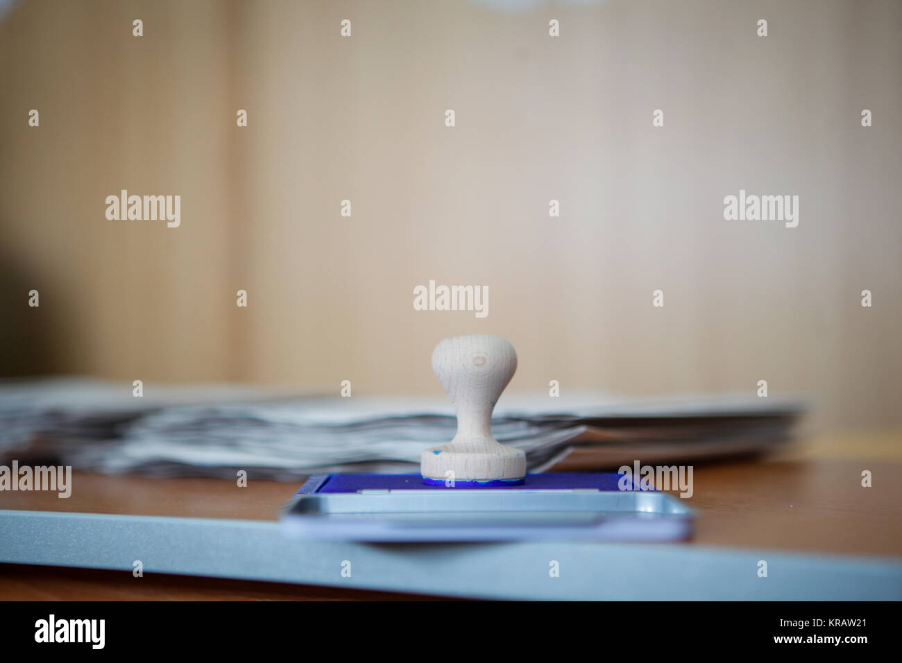 A voting stamp at a polling center Stock Photo - Alamy