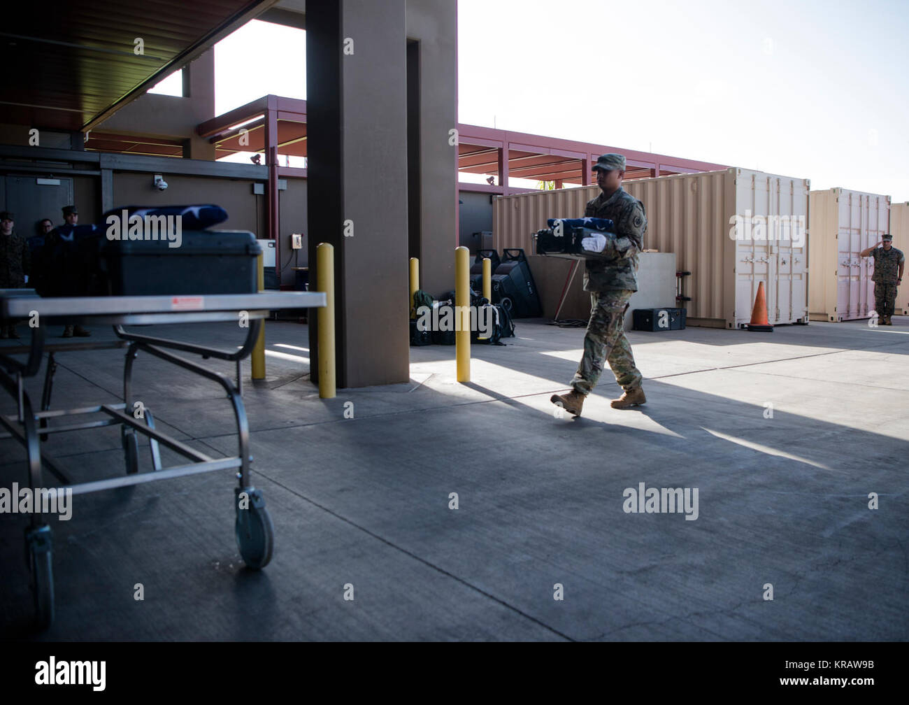 U.S. Army Sgt. Dennis Tiangco, assigned to the Defense POW/MIA ...