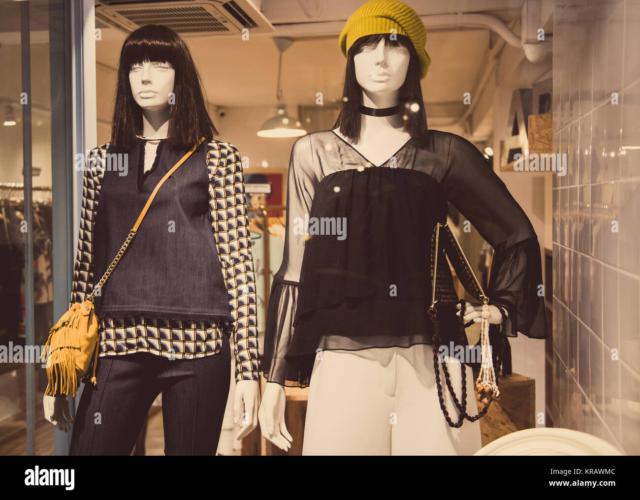 Women clothing shop Stock Photo - Alamy