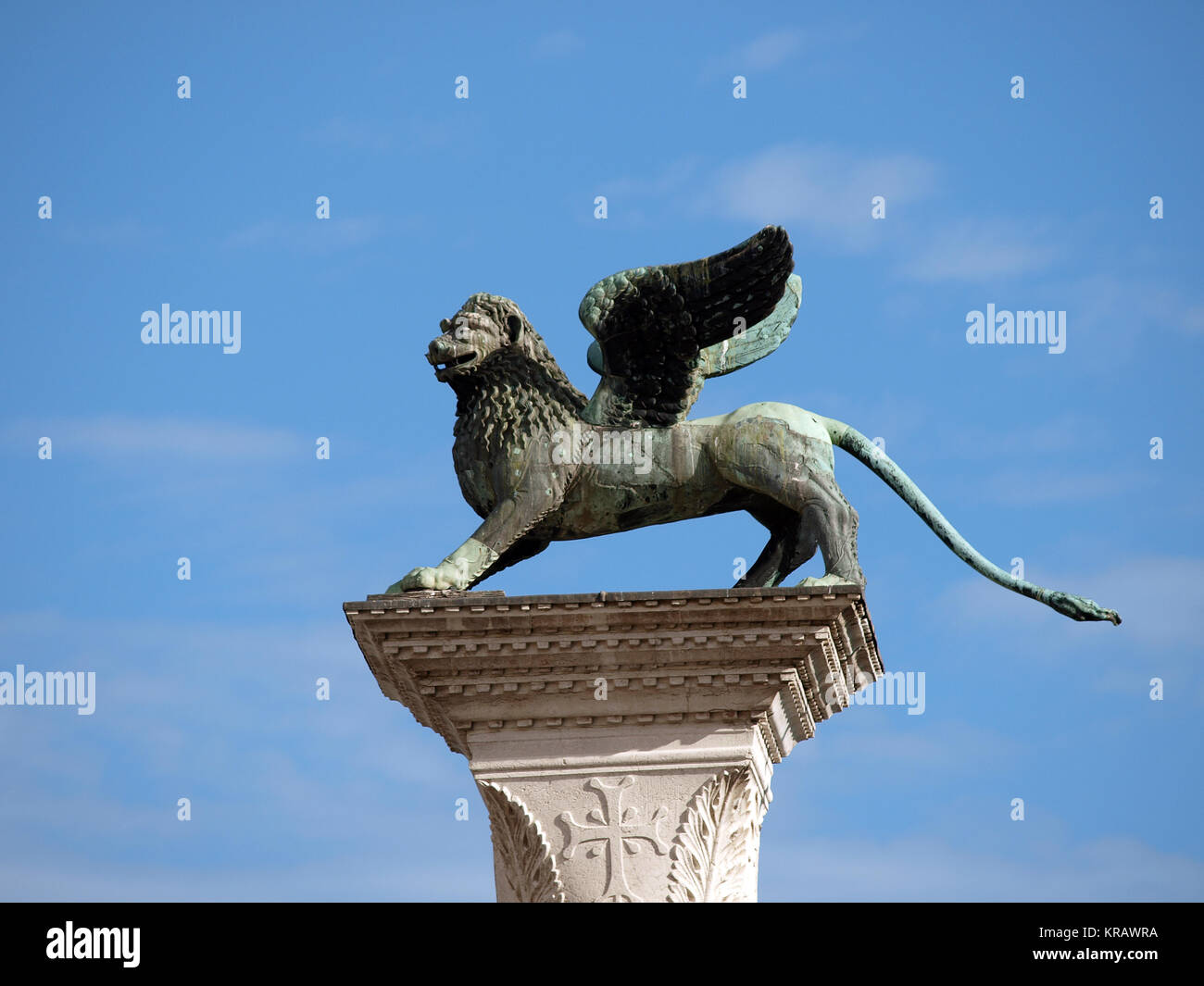 Chimera Sculpture on the Piazetta - Venice Stock Photo - Alamy