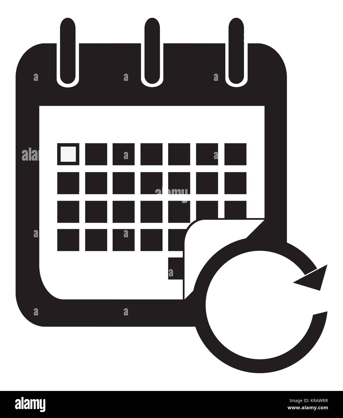 Calendar icons hi-res stock photography and images - Alamy