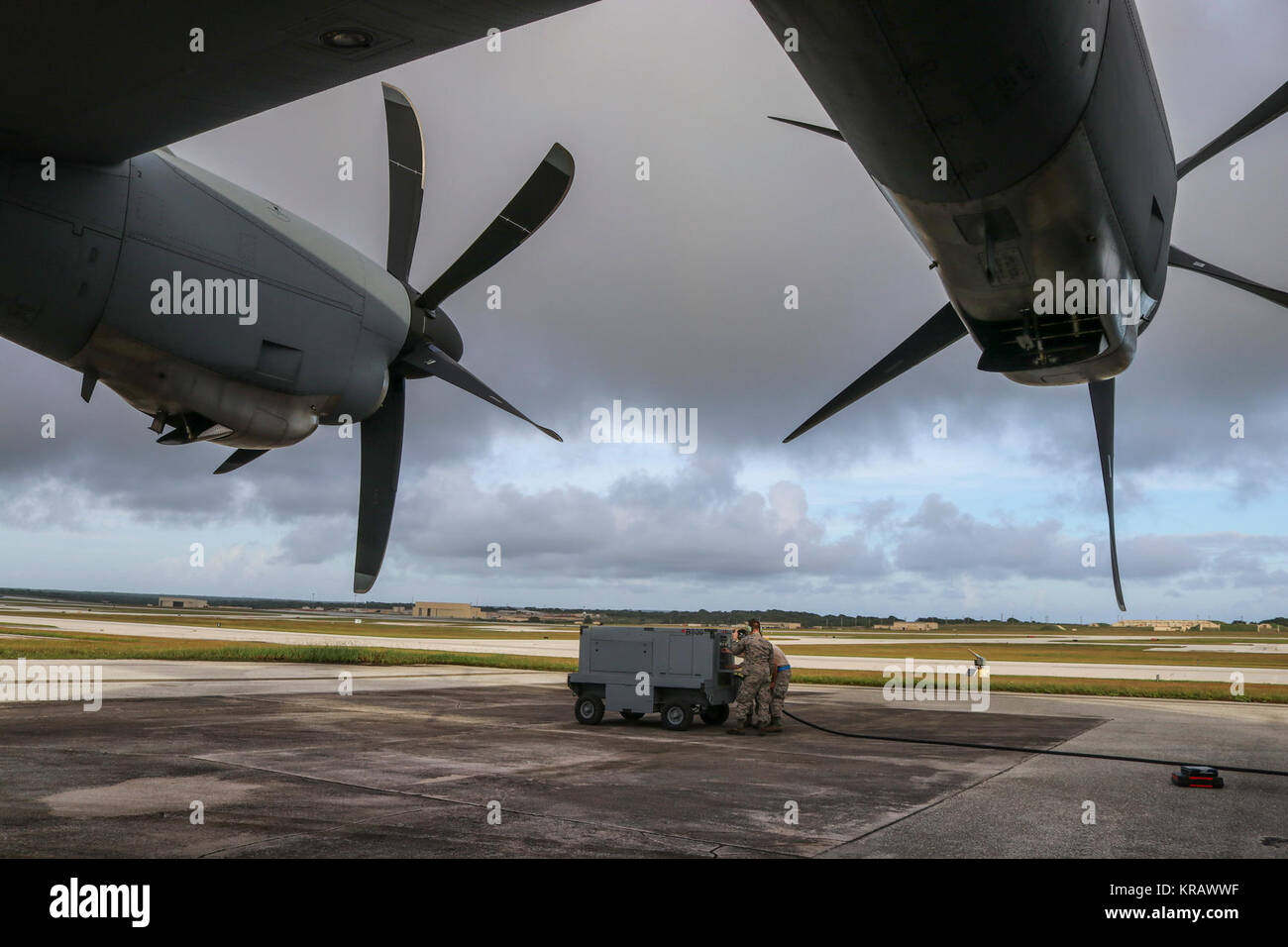 Airmen with the 374th Aircraft Maintenance Squadron from Yokota Air ...