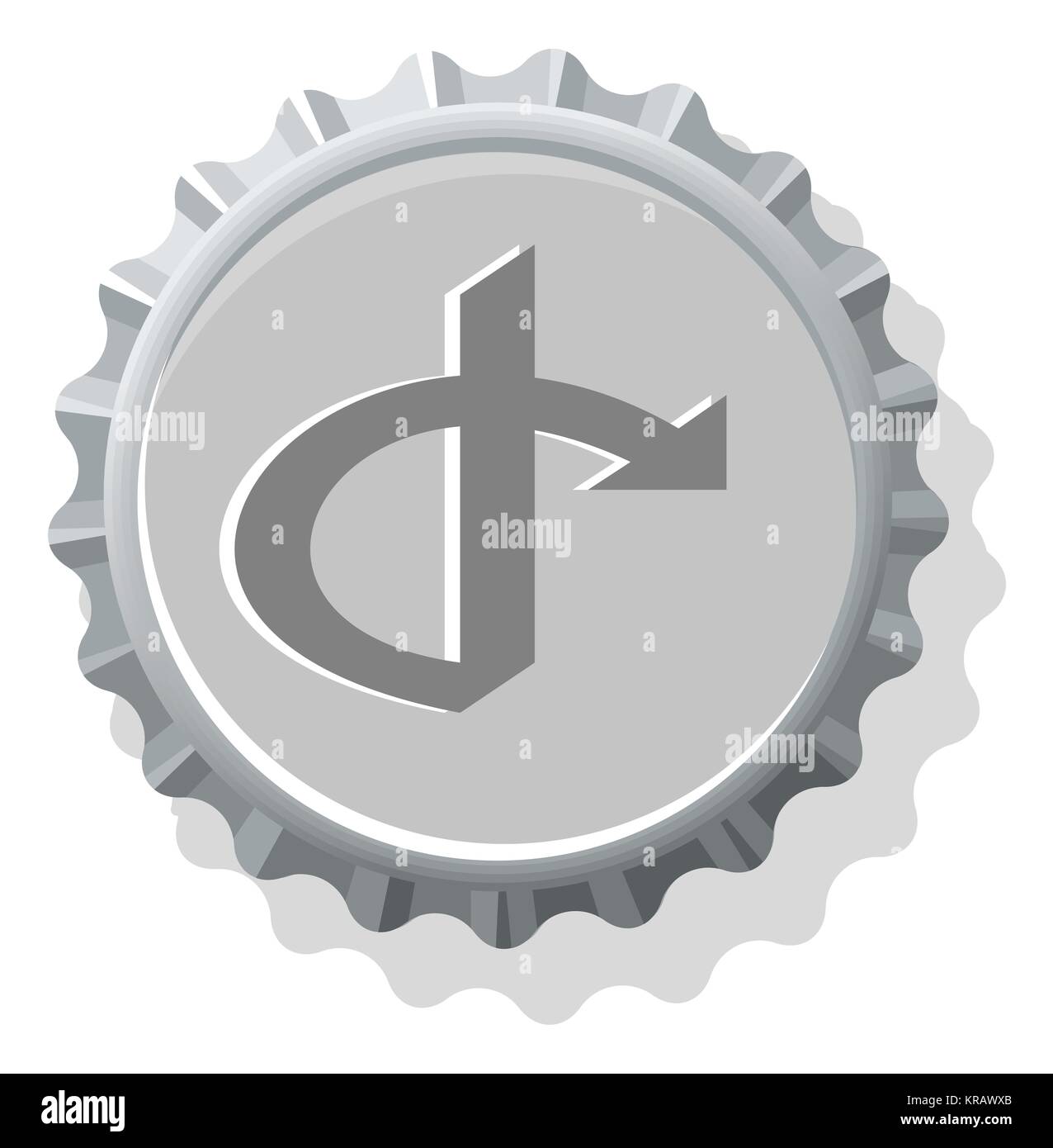 bottle cap symbol icons Stock Photo - Alamy