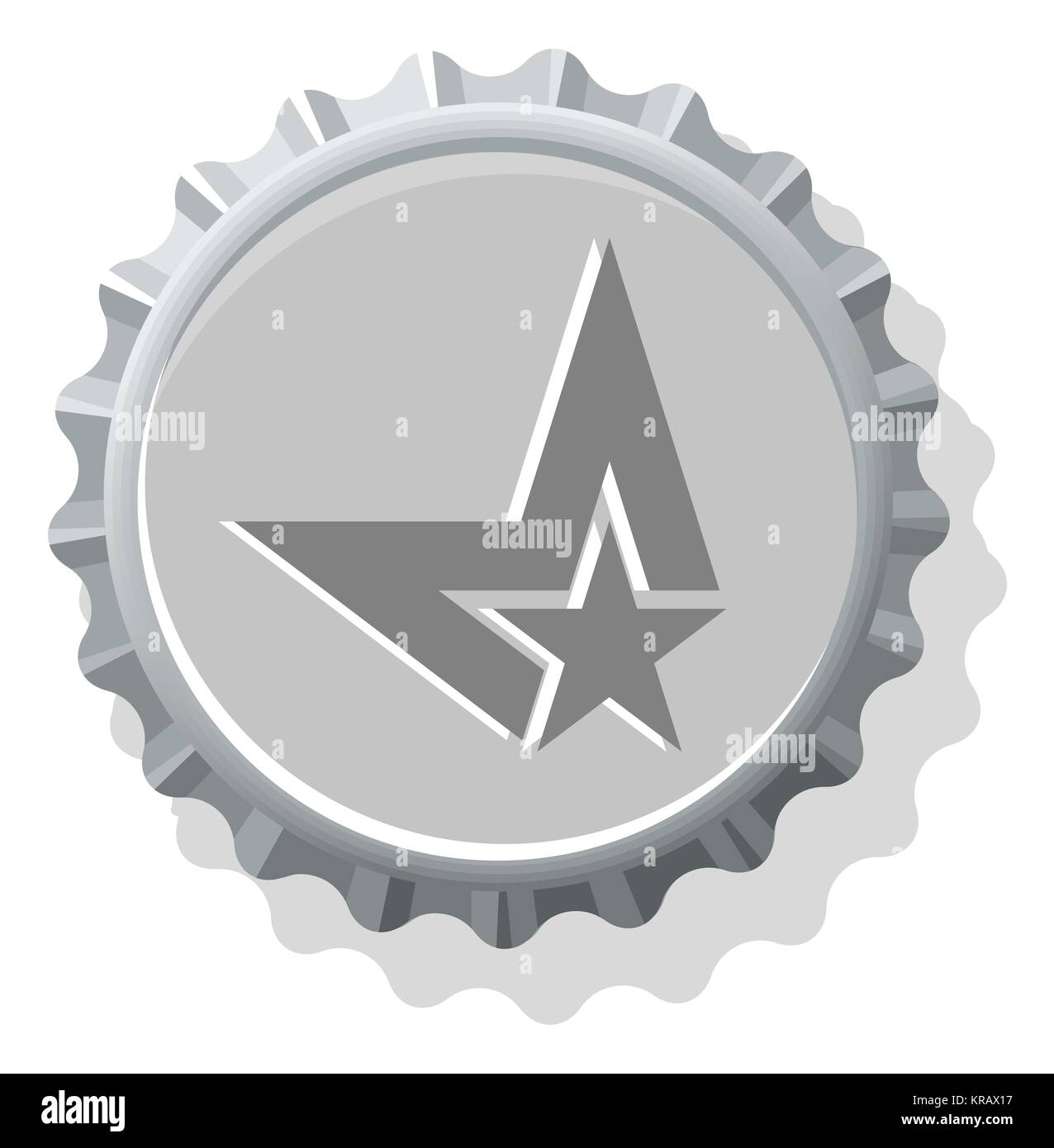 bottle cap symbol icons Stock Photo - Alamy