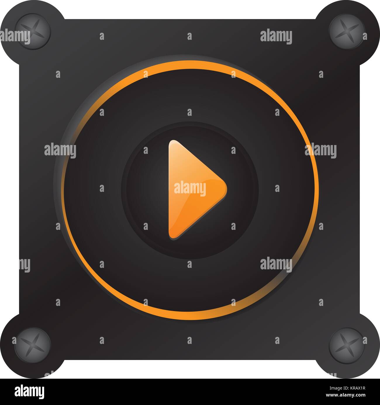 electronic play button Stock Photo - Alamy