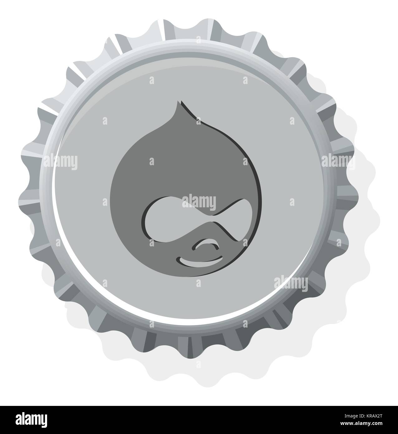 bottle cap symbol icons Stock Photo - Alamy