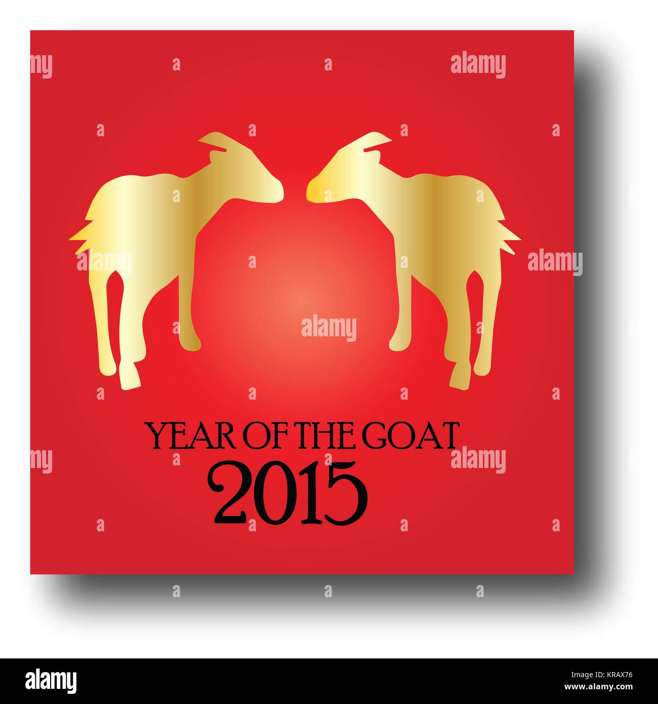 Chinese New Year of the Goat 2015 Stock Photo - Alamy