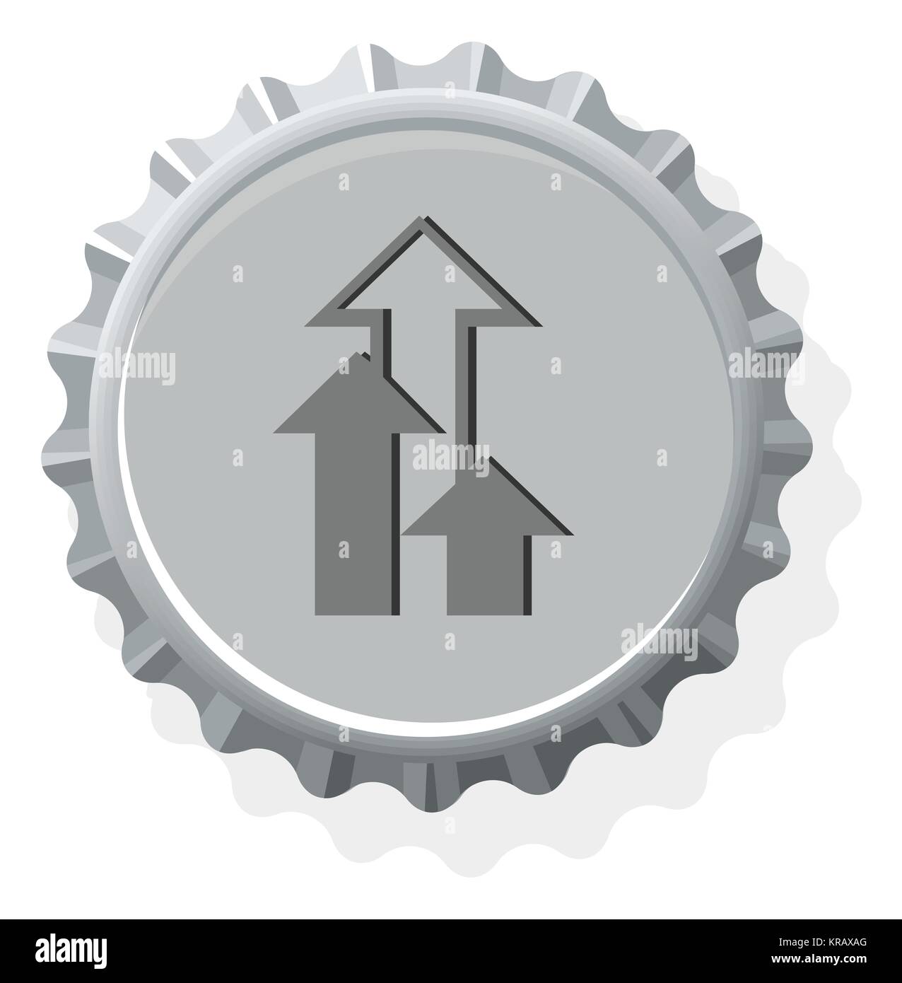 bottle cap symbol icons Stock Photo - Alamy