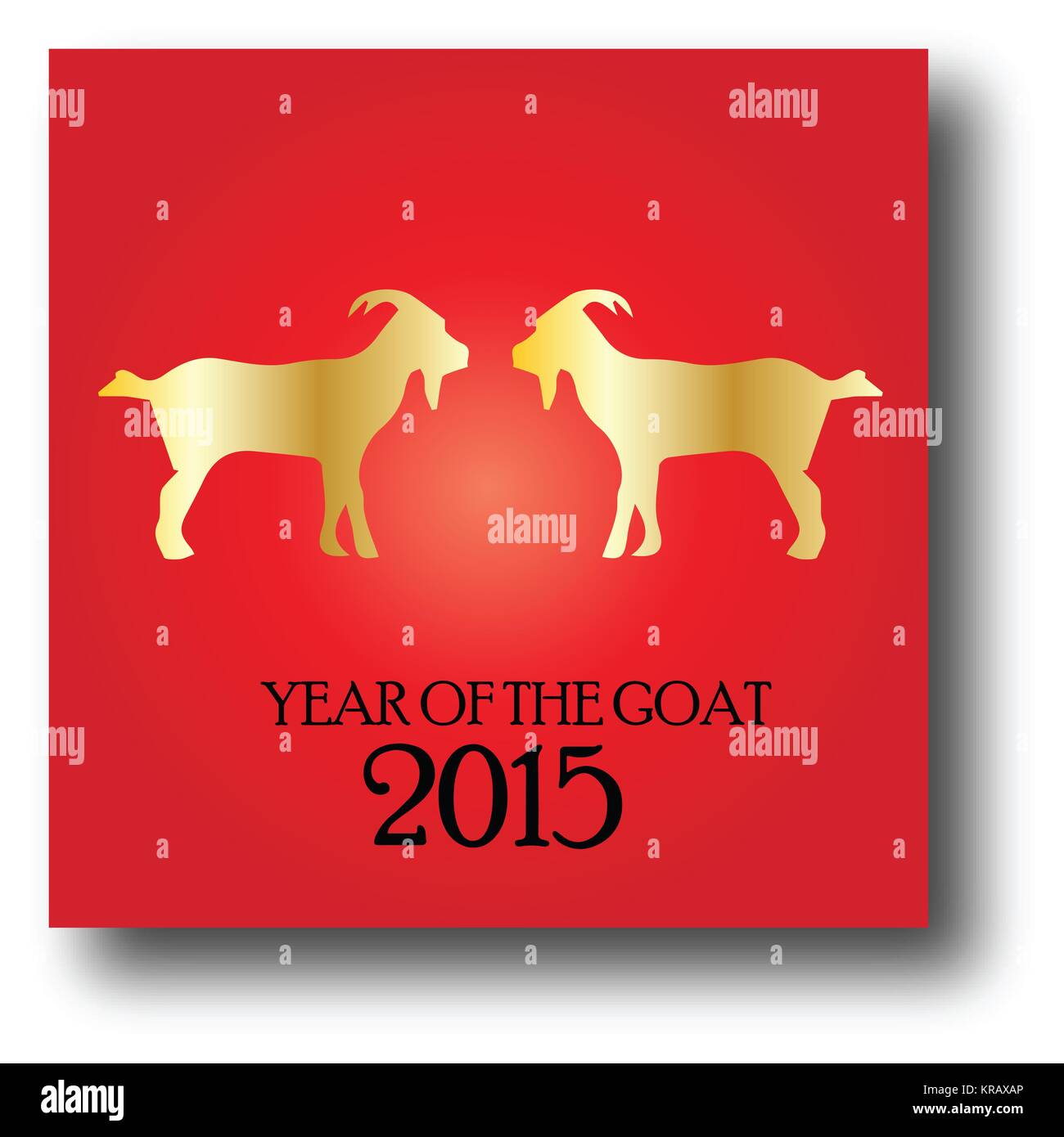 Chinese New Year of the Goat 2015 Stock Photo - Alamy