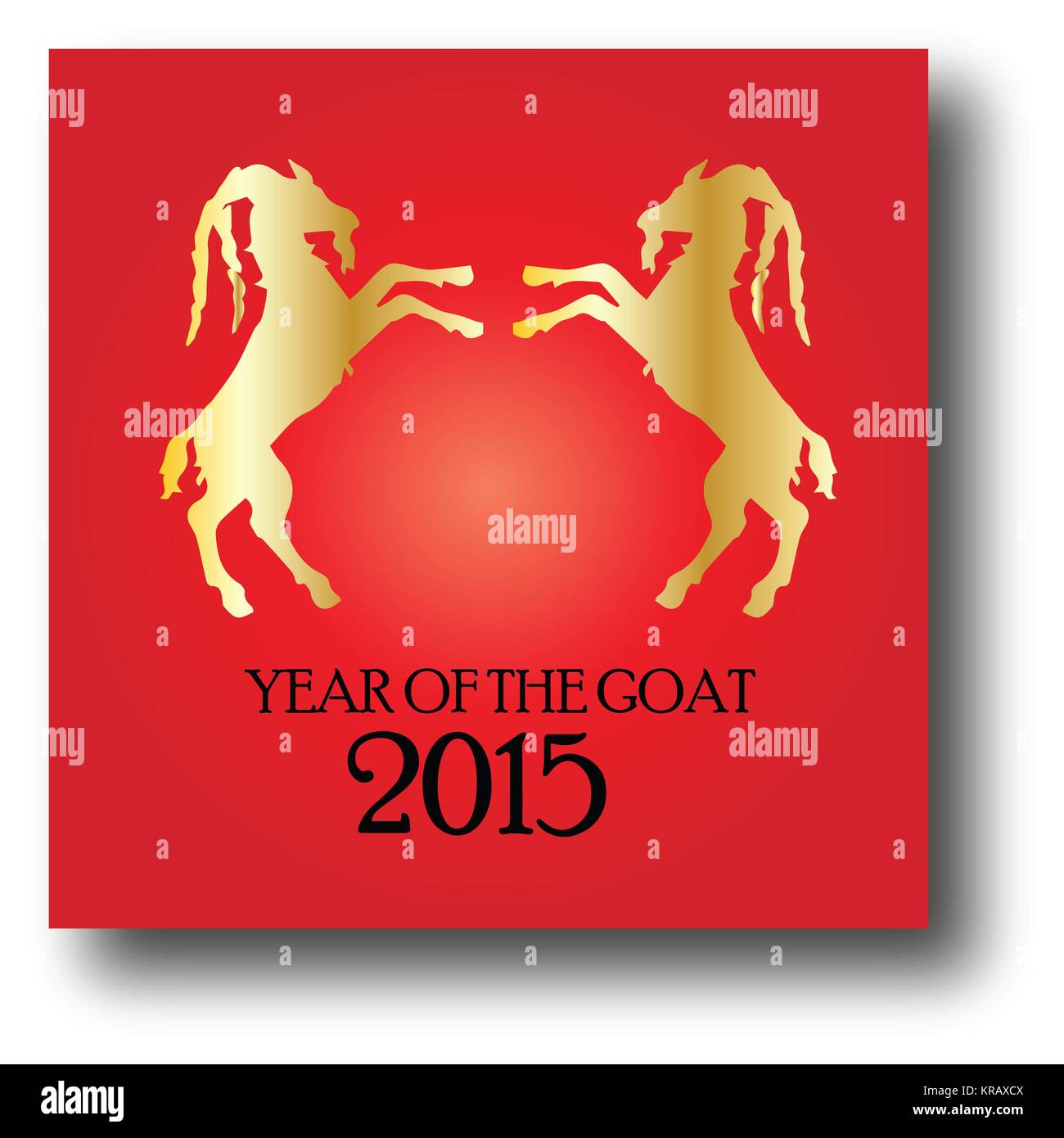 Chinese New Year of the Goat 2015 Stock Photo - Alamy