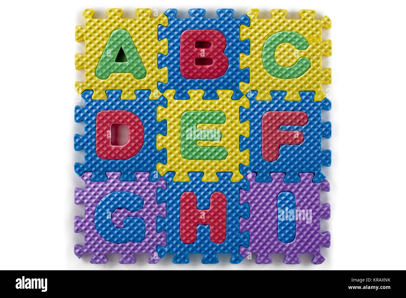 alphabet puzzle pieces Stock Photo - Alamy