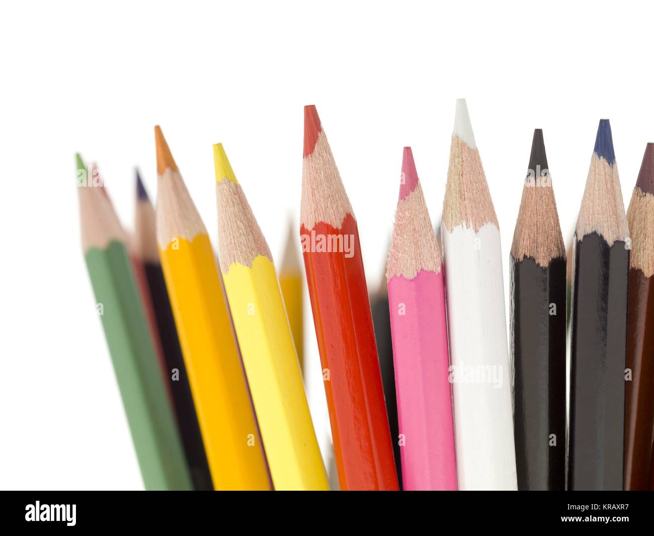 assorted colorful pencils Stock Photo - Alamy