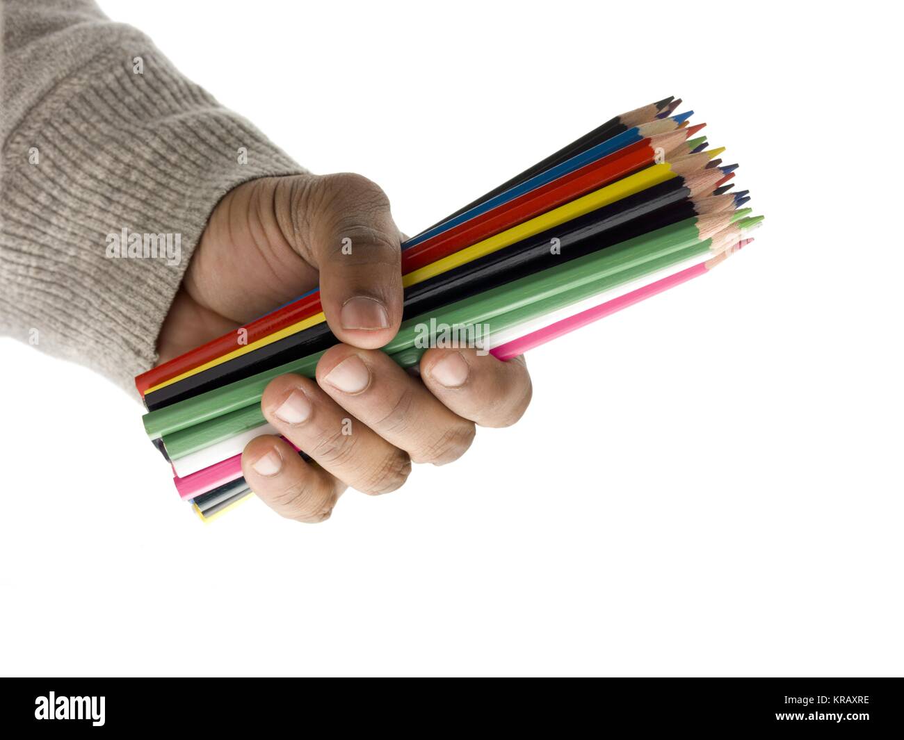 assorted pencils set Stock Photo - Alamy