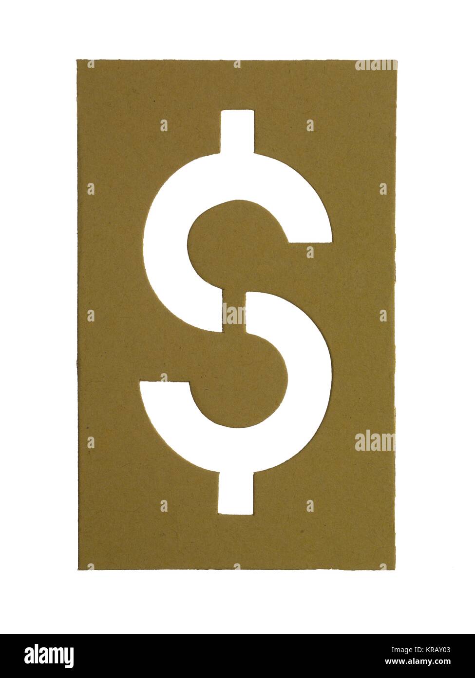 Dollar sign cut out hi-res stock photography and images - Alamy