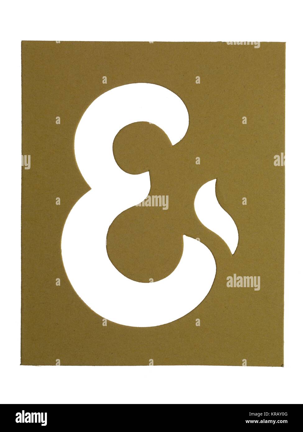 cardboard cut out sign Stock Photo - Alamy