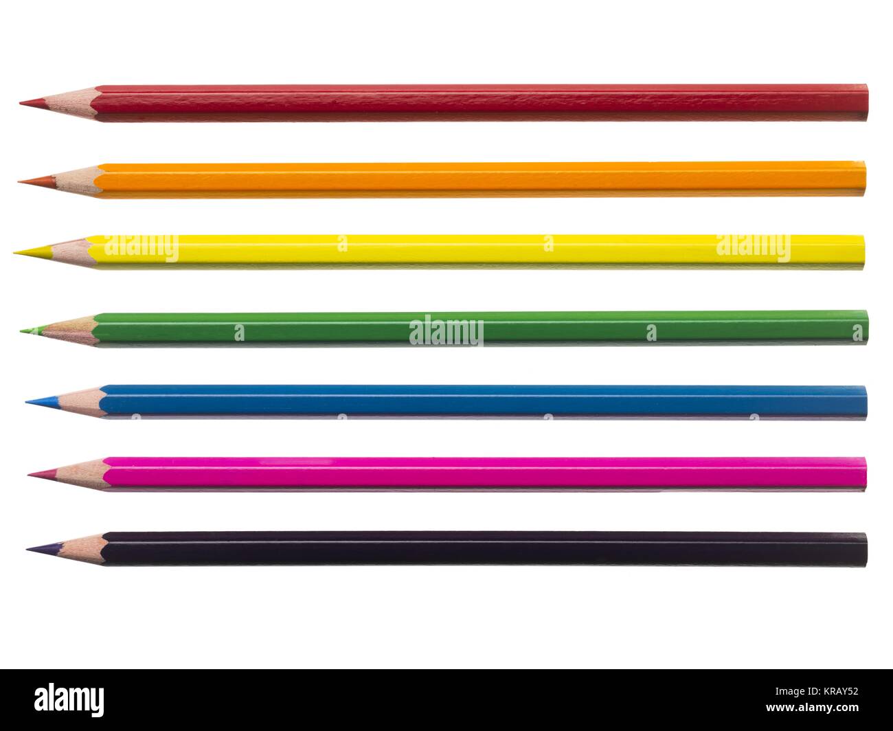 close up shot of color pencil Stock Photo - Alamy