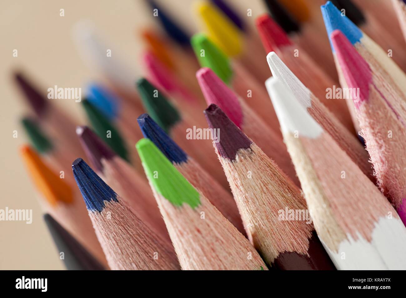 color pencil variation Stock Photo - Alamy