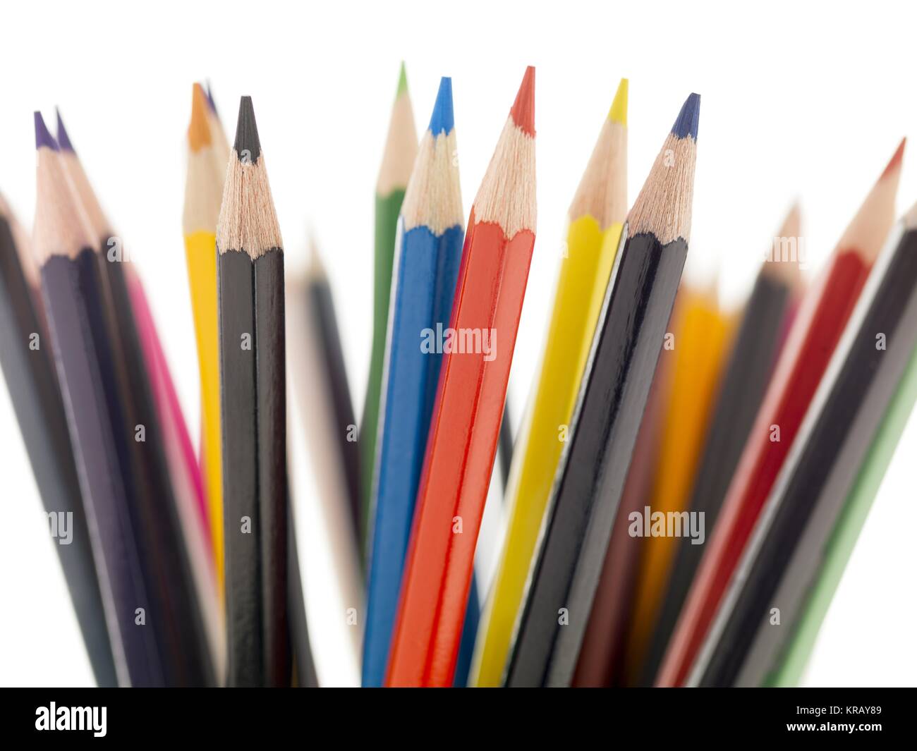 Red pencil pencils vertical still life hi-res stock photography and ...