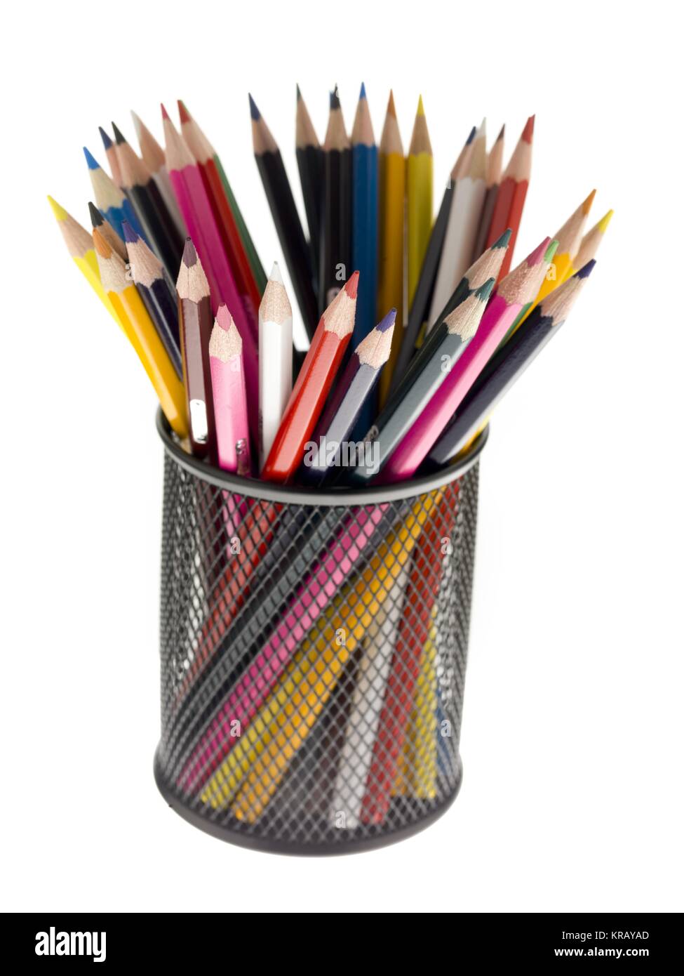 Black holder colored pencils hi-res stock photography and images - Alamy