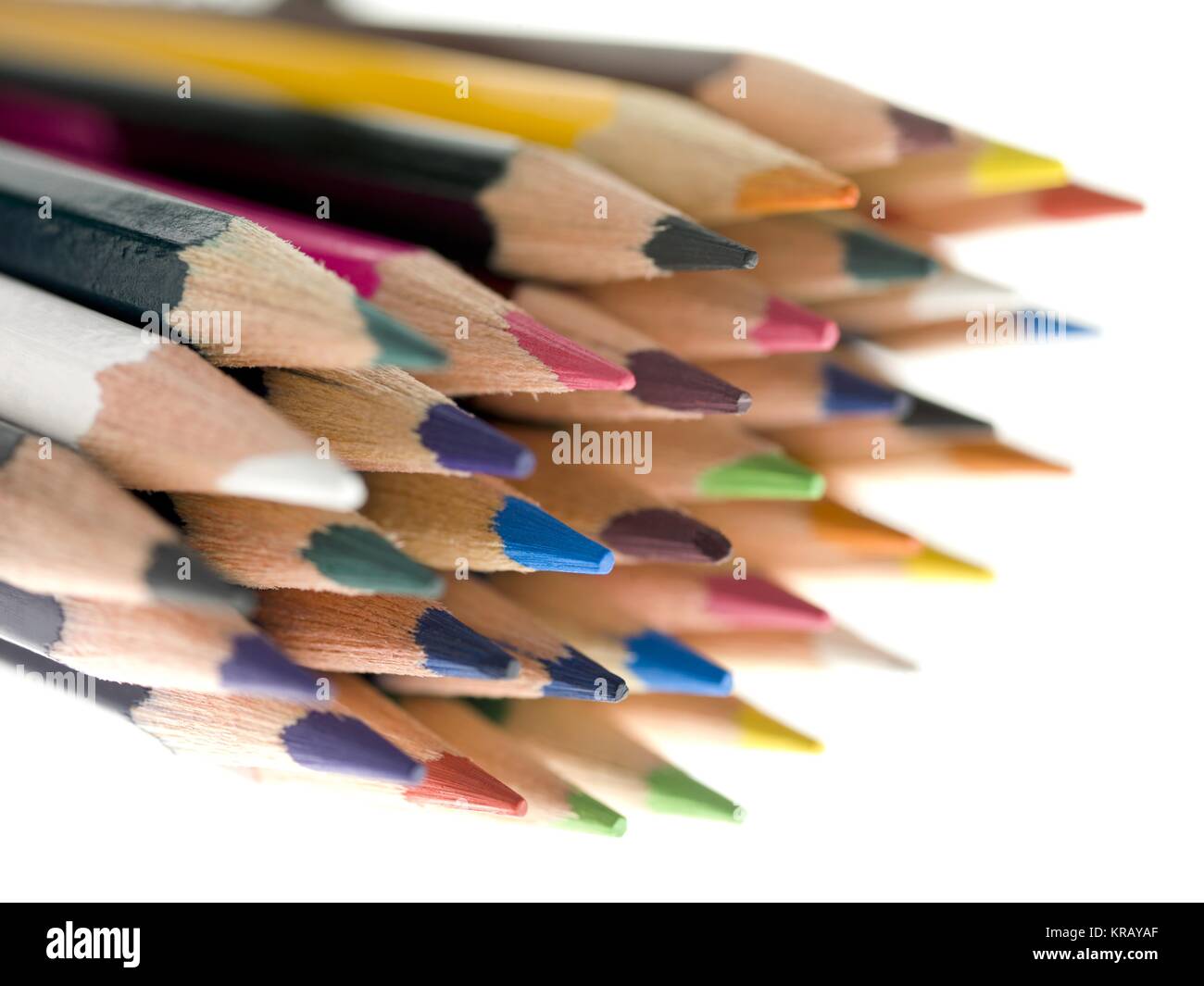 colored pencils set Stock Photo - Alamy