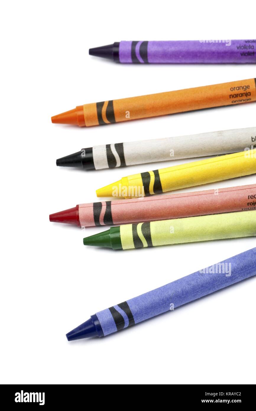 Seven crayons hi-res stock photography and images - Alamy