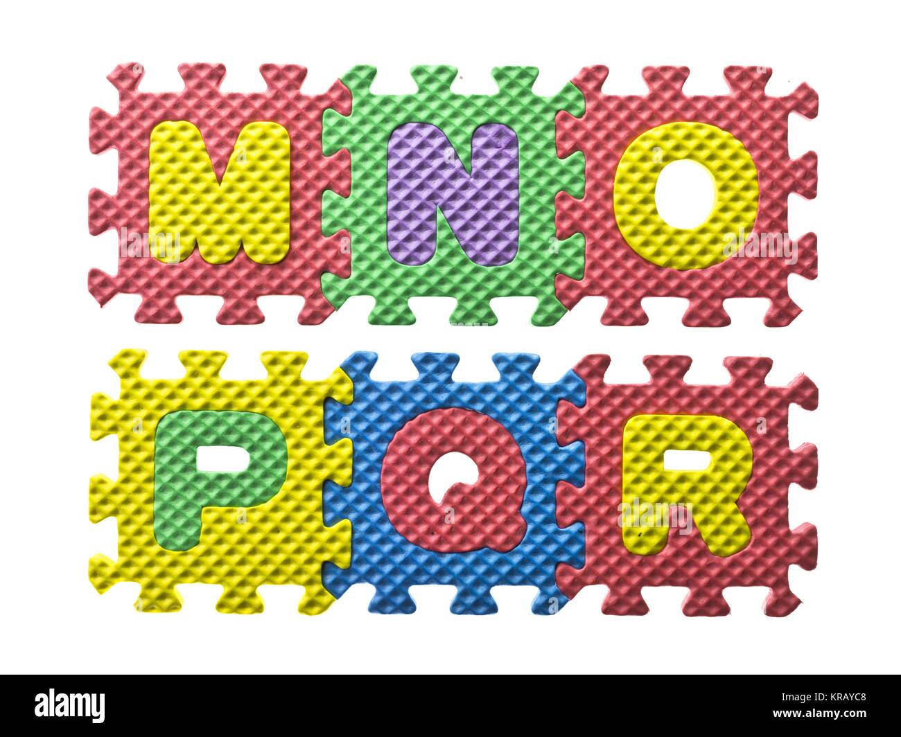 colorful foam puzzle Stock Photo - Alamy
